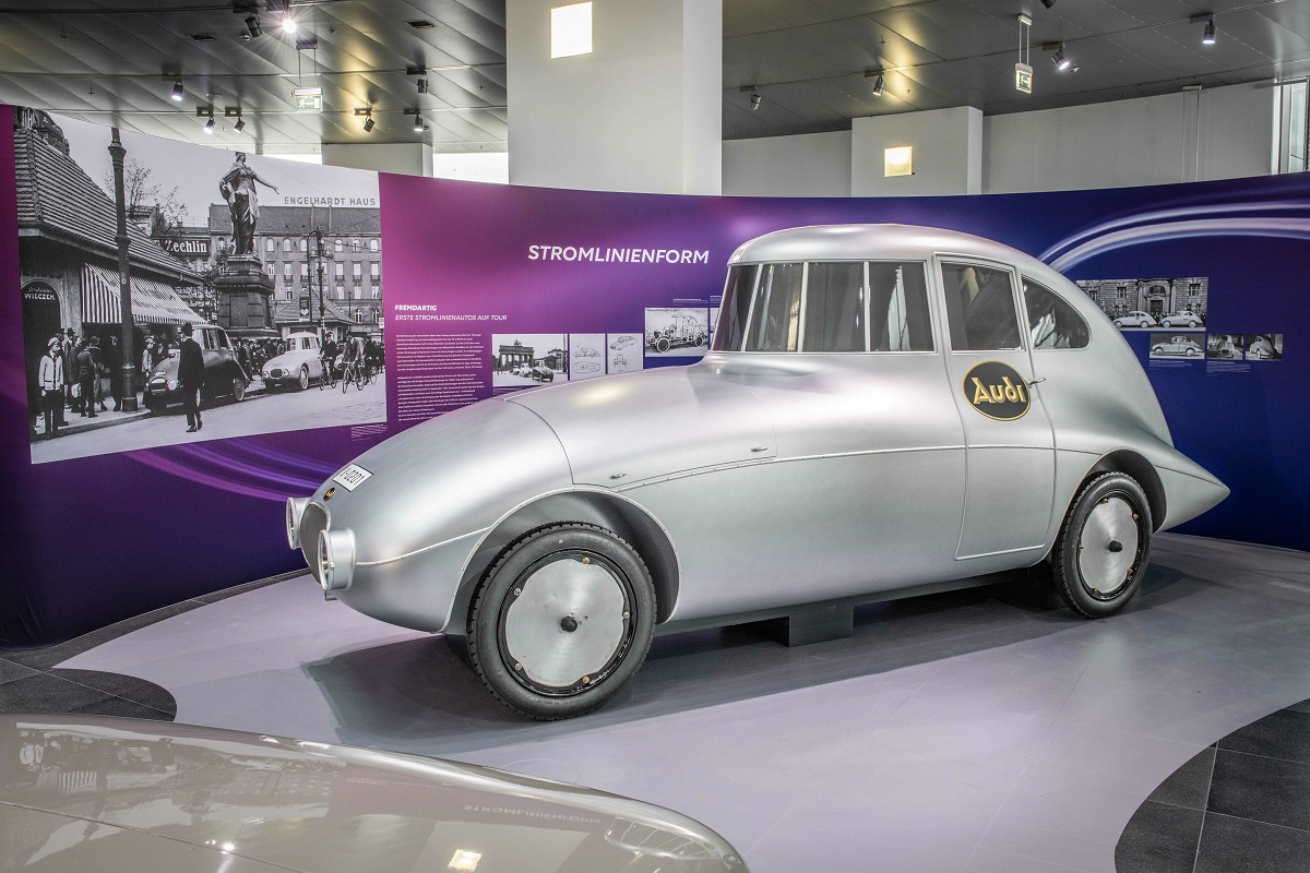 Windschnittige Sonderausstellung im Audi museum mobile - Bayern mittendrin